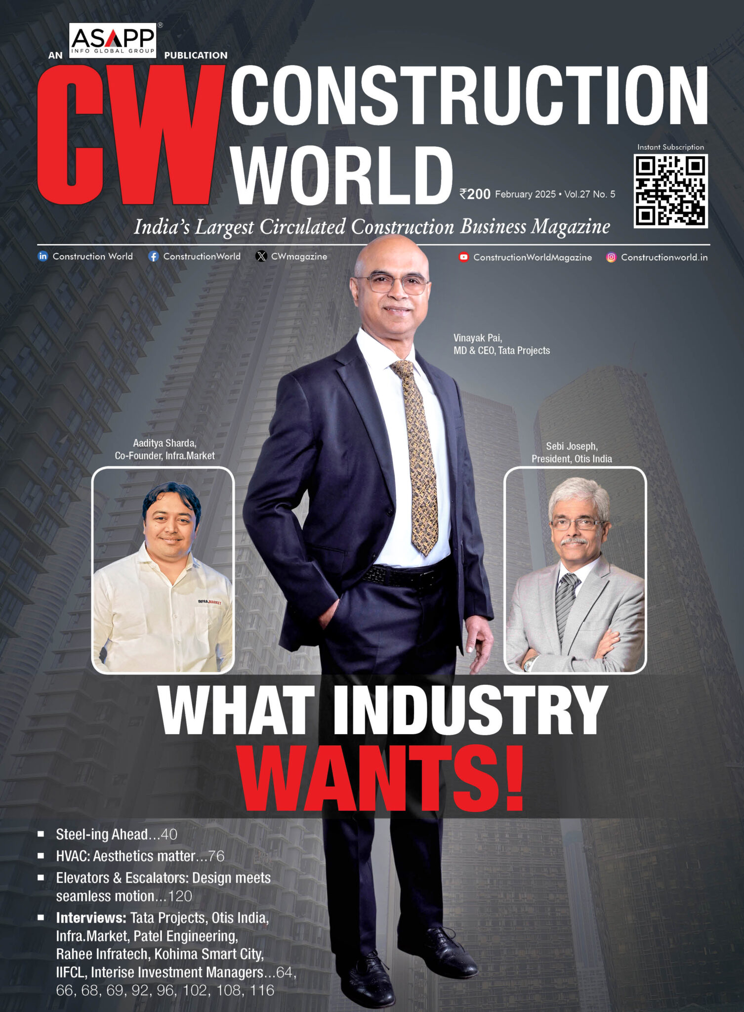 CONSTRUCTION WORLD - Print - ASAPP Info Global Group